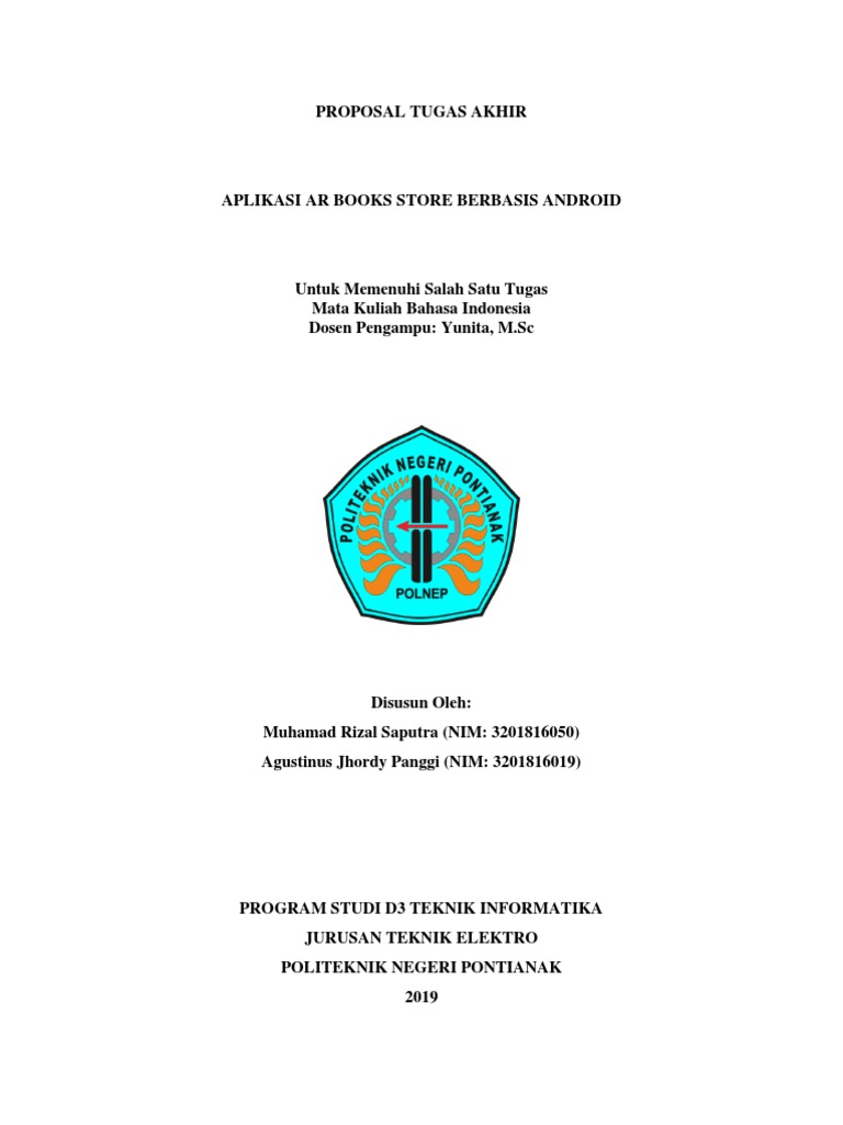 Proposal Tugas Akhir Arbs | PDF
