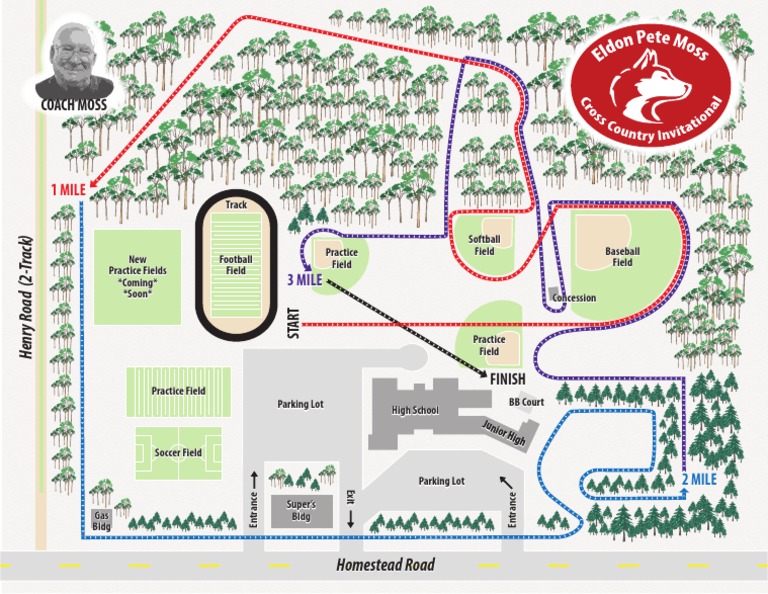 Moss Course Map | PDF | Sports | Leisure
