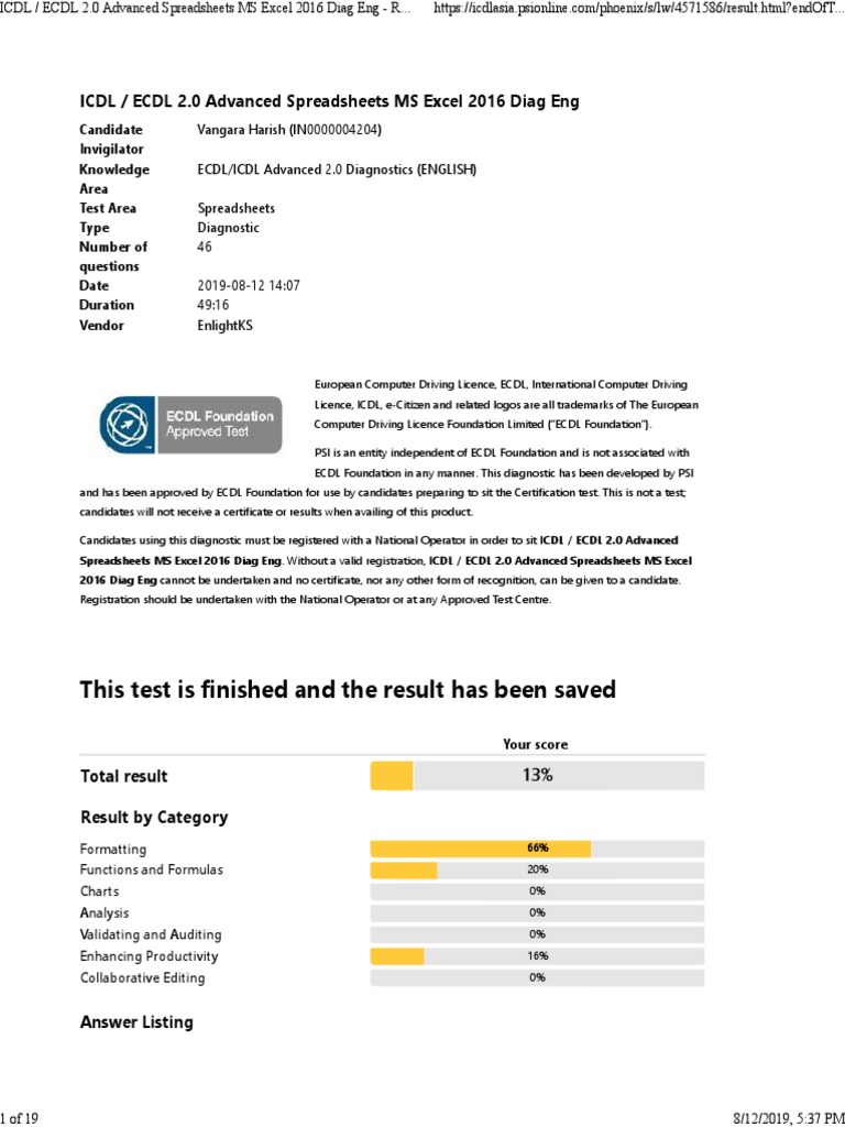 Icd PDF | PDF | Spreadsheet | Microsoft Excel