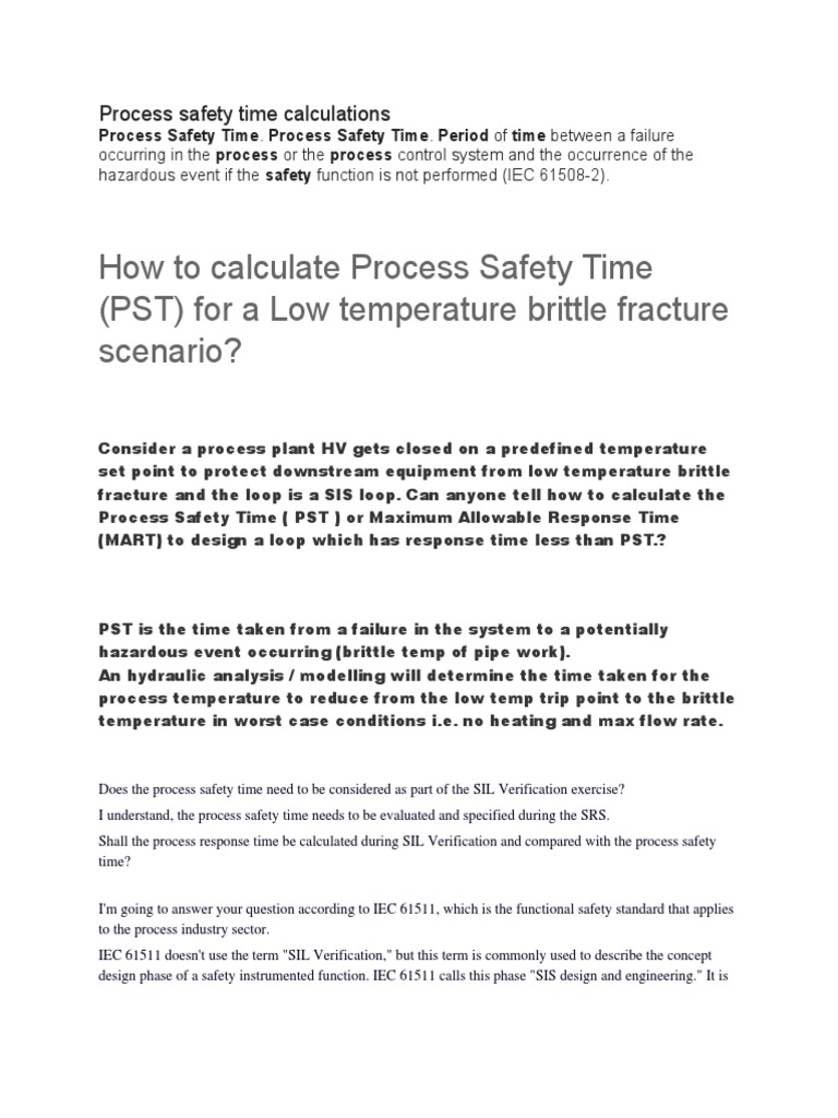 Technical Notes | PDF | Engineering | Safety