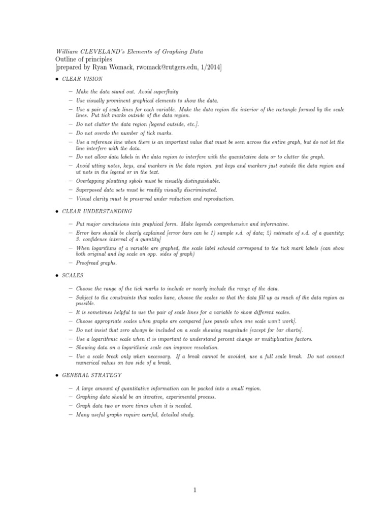 Graphing Data Principles Guide | PDF | Logarithm | Chart