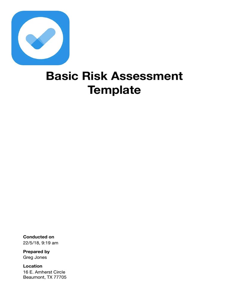 Forklift Risk Assessment Template | PDF | Forklift | Prevention