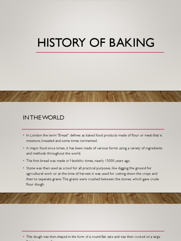 History of Baking | PDF | Breads | Dough