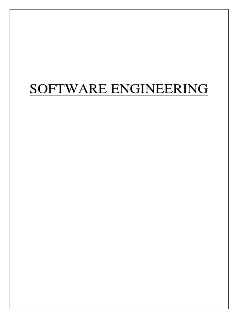 Software Enginnering | PDF | Microsoft Windows | Retail