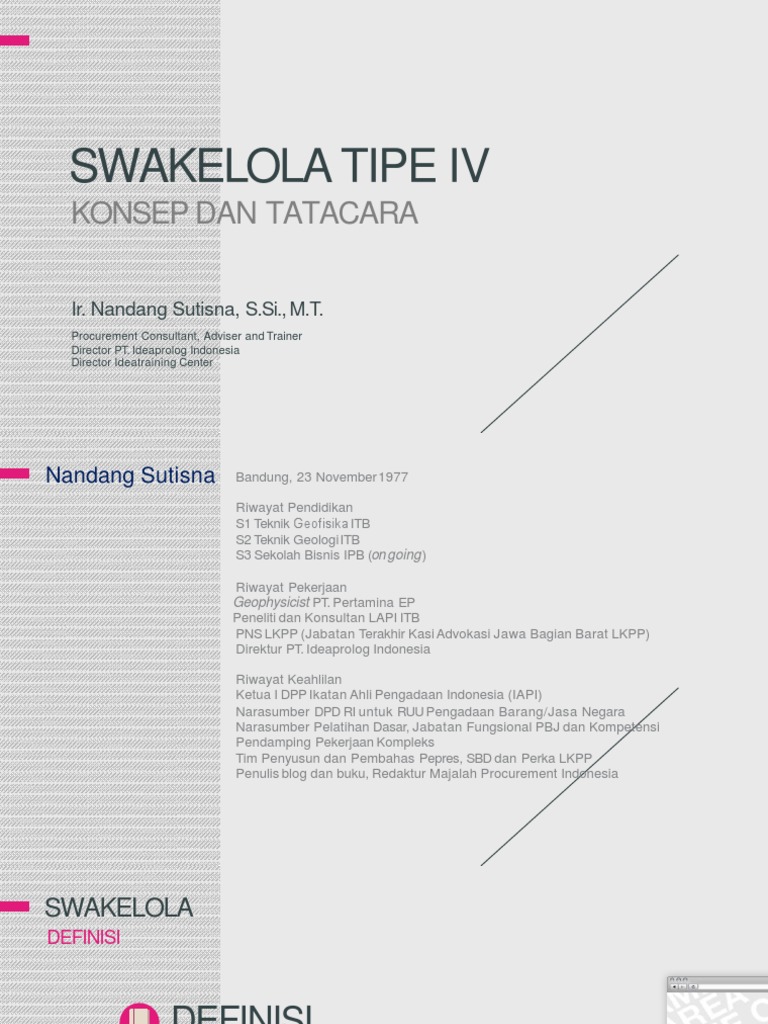 #09 Swakelola Tipe 4 | PDF