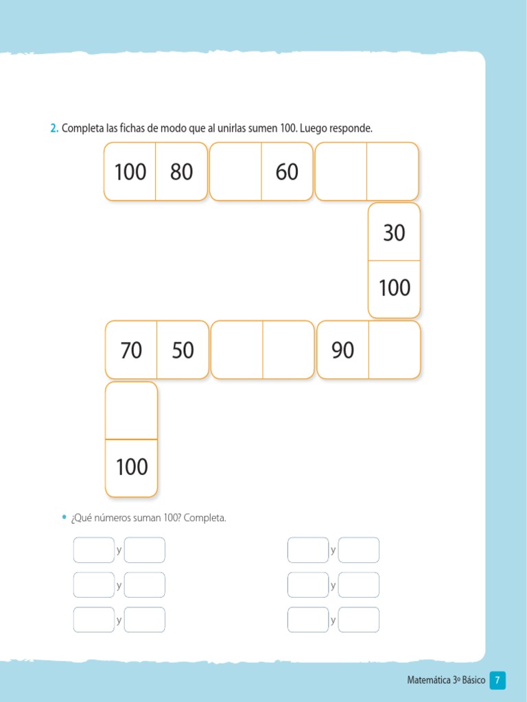 Numeros Hasta 1000 | PDF