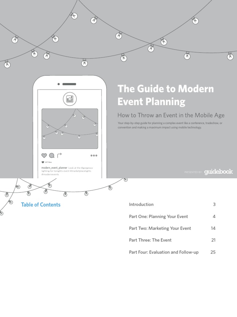 The Guide To Modern Event Planning | PDF | Hashtag | Social Media