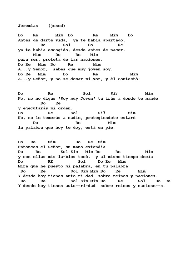 Canto Jeremias | PDF