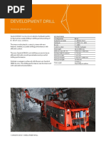 SANDVIK DD321-40C Development Drill: Technical Specification | PDF ...