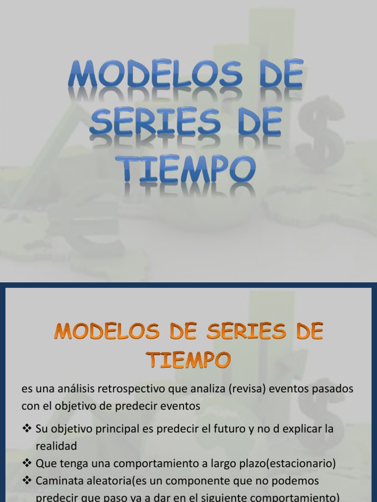Modelos de Series de Tiempo Estacionarias | PDF | Teoría estadística ...