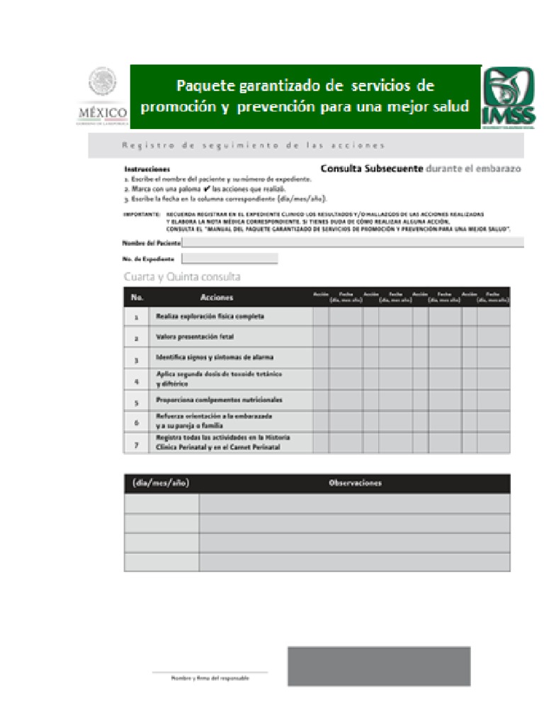 Linea de Vida Subsecuente | PDF