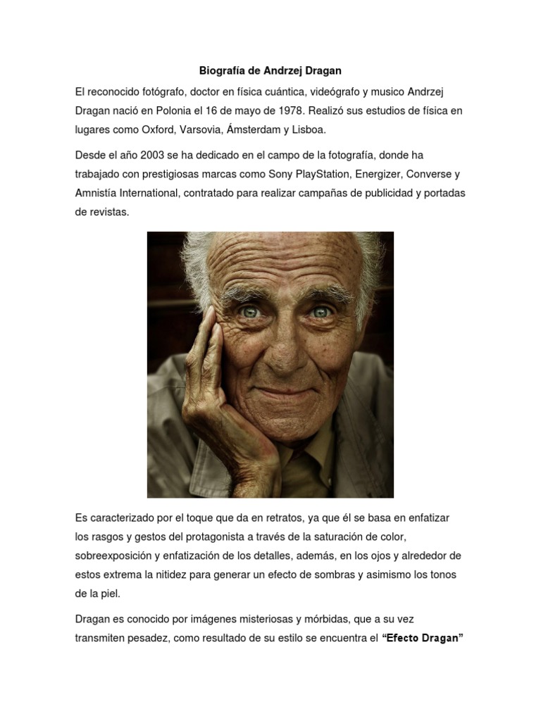 Biografía de Andrzej Dragan PDF | PDF