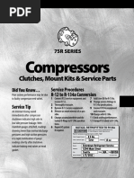 Sanden Compressor Service Guide | PDF | Air Conditioning | Gas Compressor