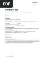 Disperbyk 110 Tds | PDF | Titanium Dioxide | Ink