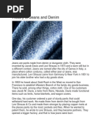 Name of Different Parts of Jeans Pant | PDF | Trousers | Jeans