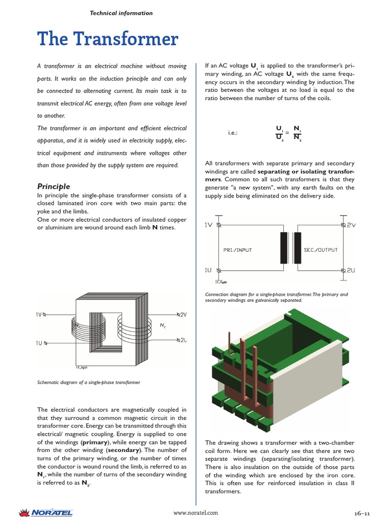 The Transformer: Principle | PDF | Transformer | Alternating Current