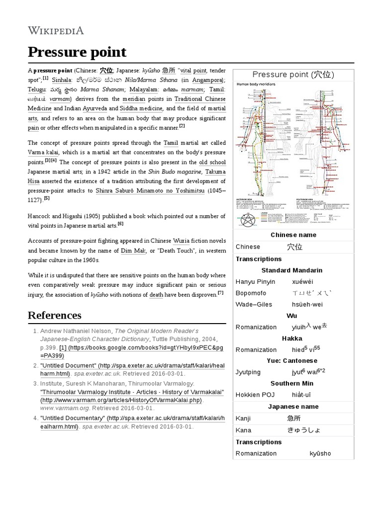Pressure Point | PDF | Combat Sports