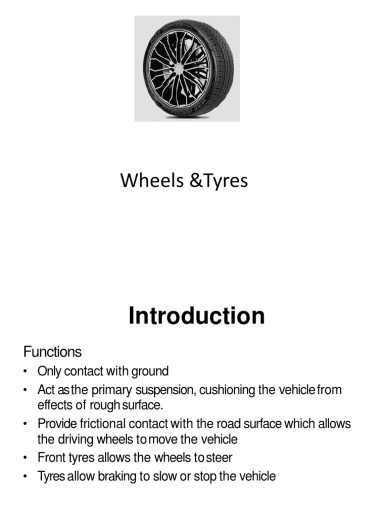 Essential Guide to Wheels and Tyres | PDF | Tire | Automotive Technologies