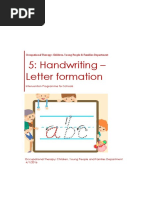 Handwriting Practice Guide | PDF