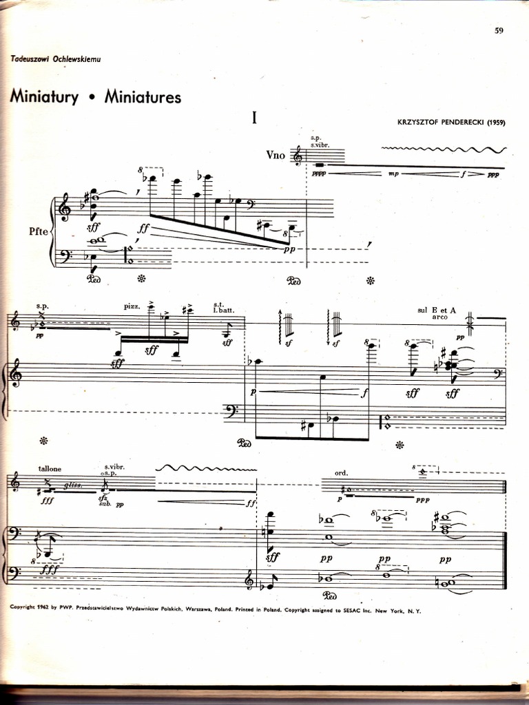 Penderecki 1 | PDF
