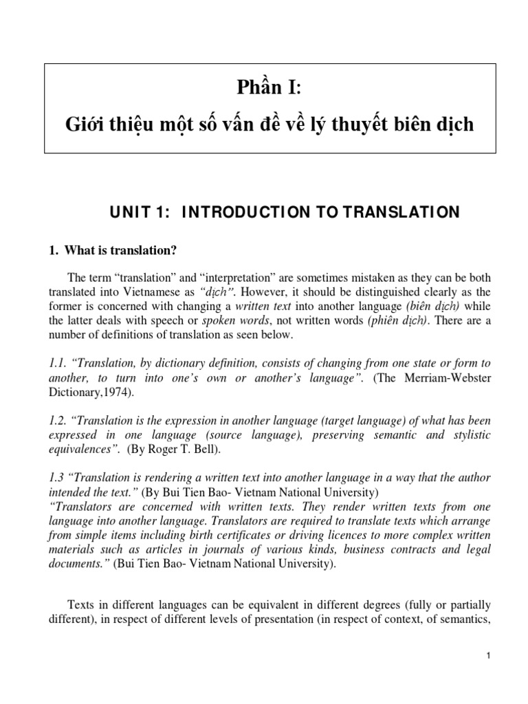 English - Vietnamese and Vietnamese - English Translation - Tourism ...
