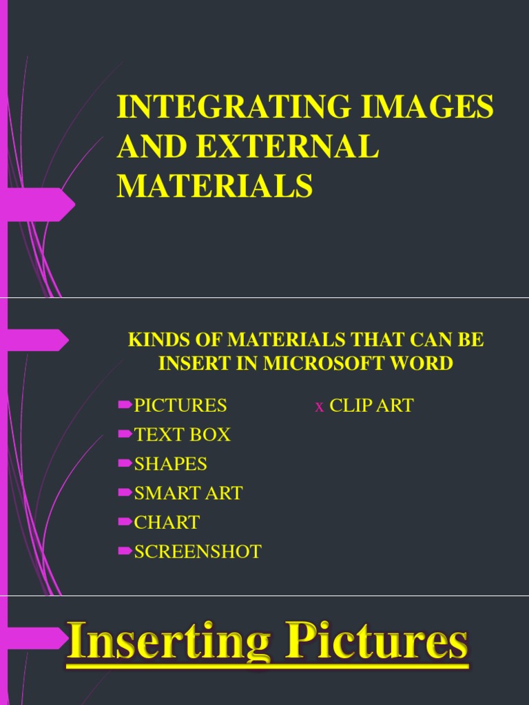 Integrating Images in Word Documents | PDF | Chart | Pie Chart