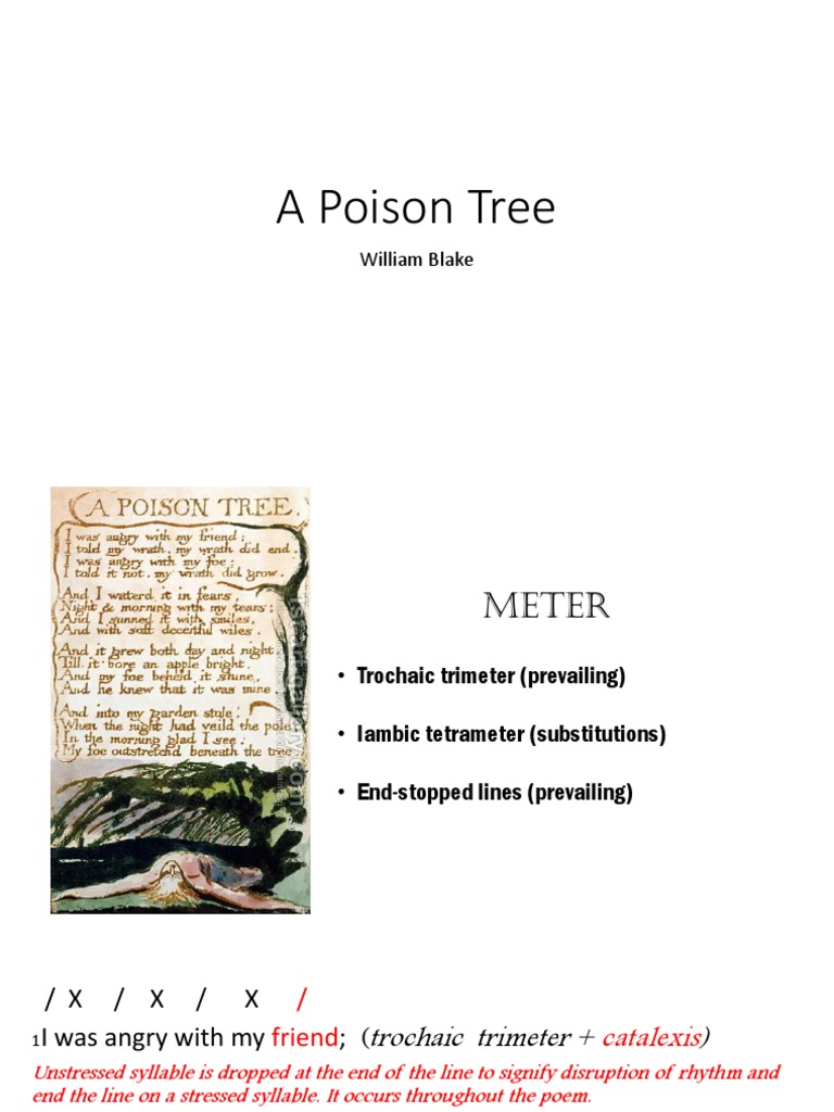 A Poison Tree: William Blake | PDF