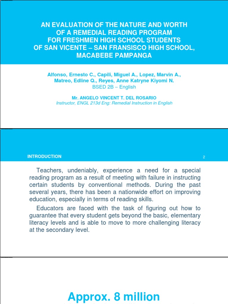 Defense | PDF | Reading Comprehension | Teachers