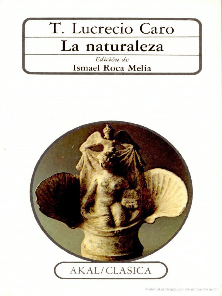 Lucrecio - La Naturaleza Tito-Lucrecio-Caro PDF | PDF