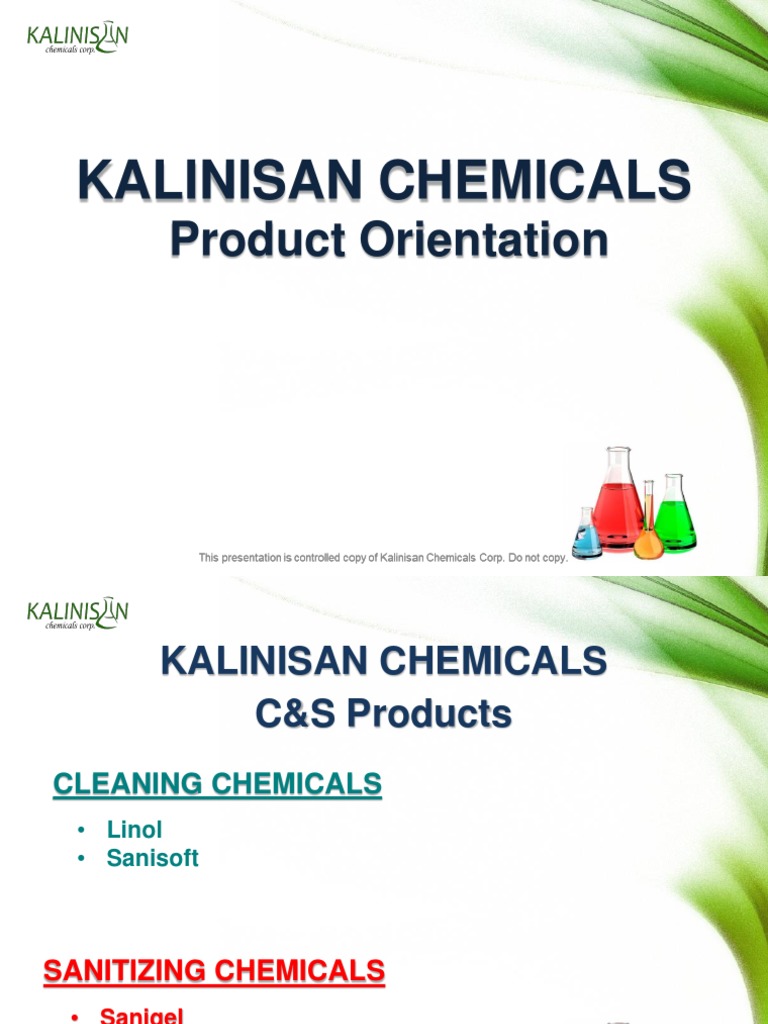 Product Presentation (Kalinisan) | PDF | Hand Washing | Disinfectant