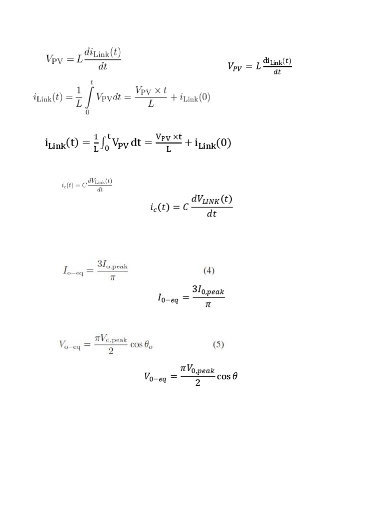 Equations For Solar | PDF