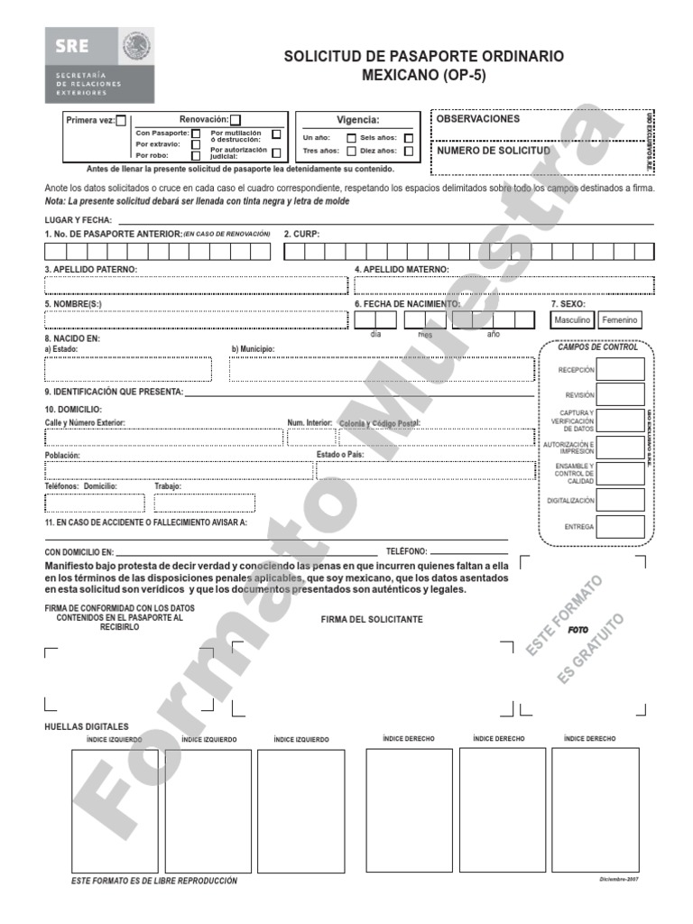 Op5 PDF | PDF | Pasaporte