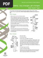 Tanner Stage Calculator For Boys | PDF | Hair | Puberty