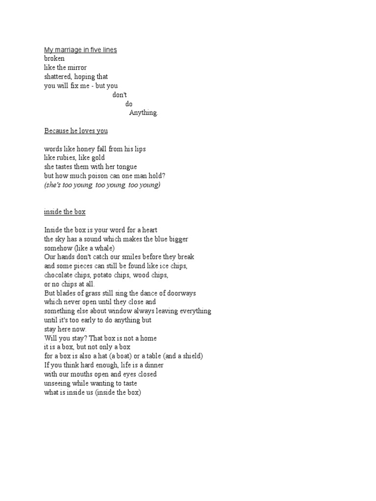 Frontier Poetry Poems | PDF