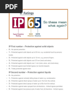 IP Ratings Chart V3 PDF | PDF | Applied And Interdisciplinary Physics ...