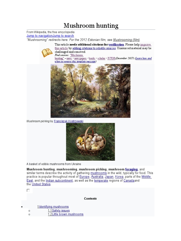 Mosh Room Hunting | Download Free PDF | Edible Mushroom | Non Timber ...