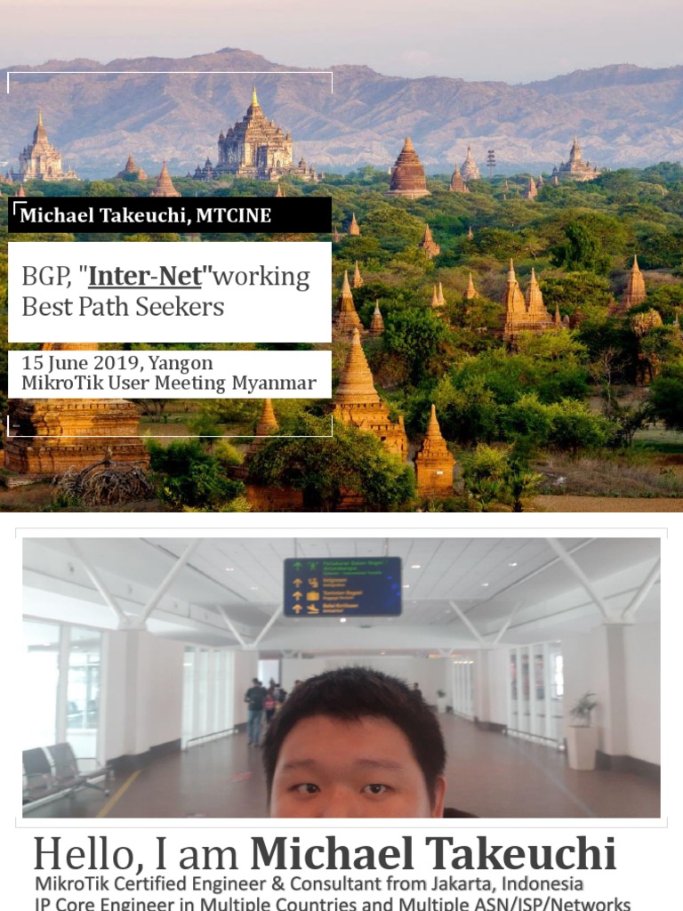 BGP, "Inter-Net"working Best Path Seekers: Michael Takeuchi, MTCINE | PDF | Routing | Router ...
