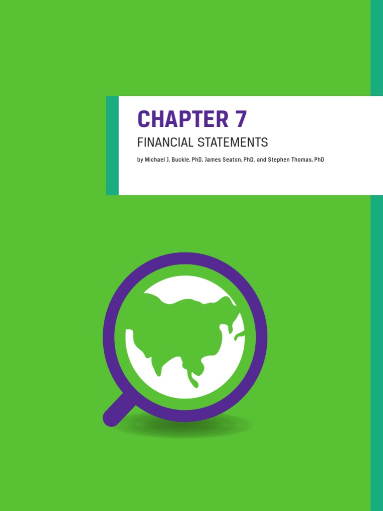7 Financial Statements | PDF | Expense | Balance Sheet