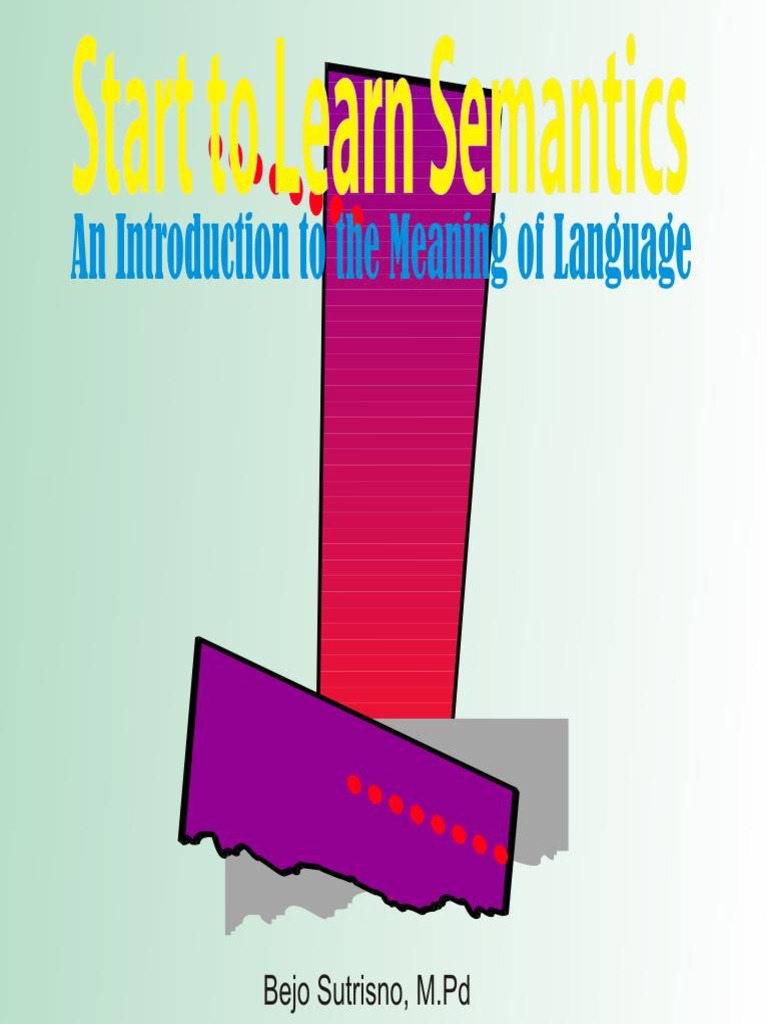 7 Semantics Free Pdf Pdf Semantics Semiotics
