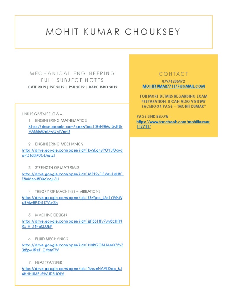 Mohit | PDF | Mechanical Engineering | Thermodynamics