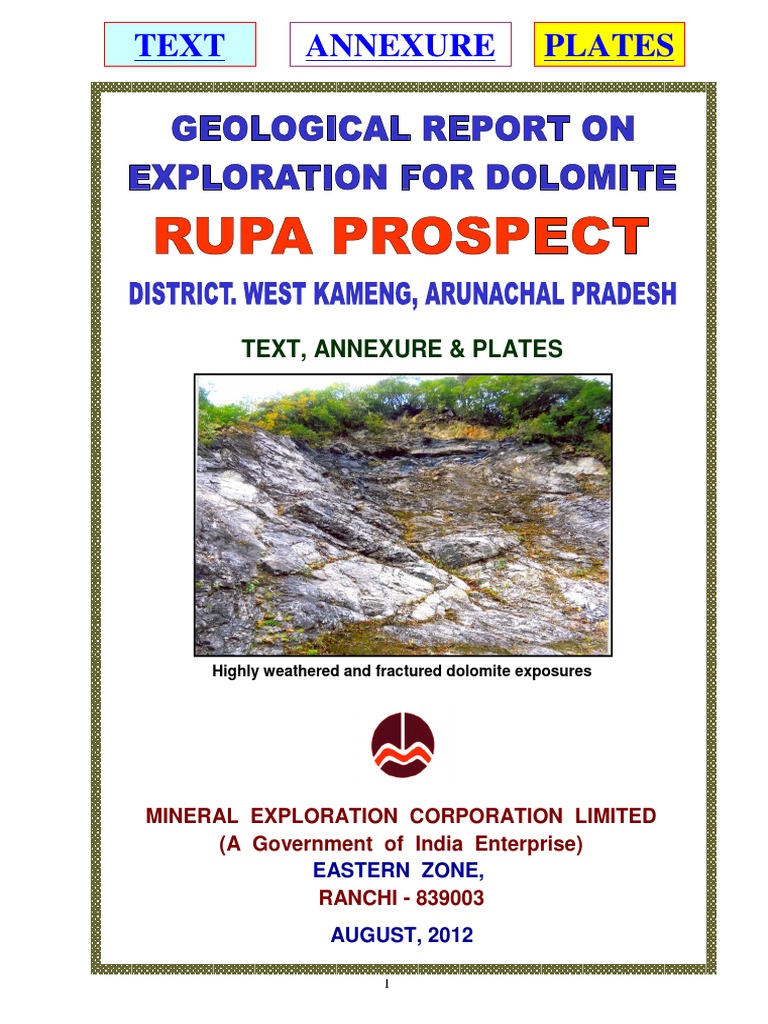 Link Rupa Report | PDF | Shale | Geology