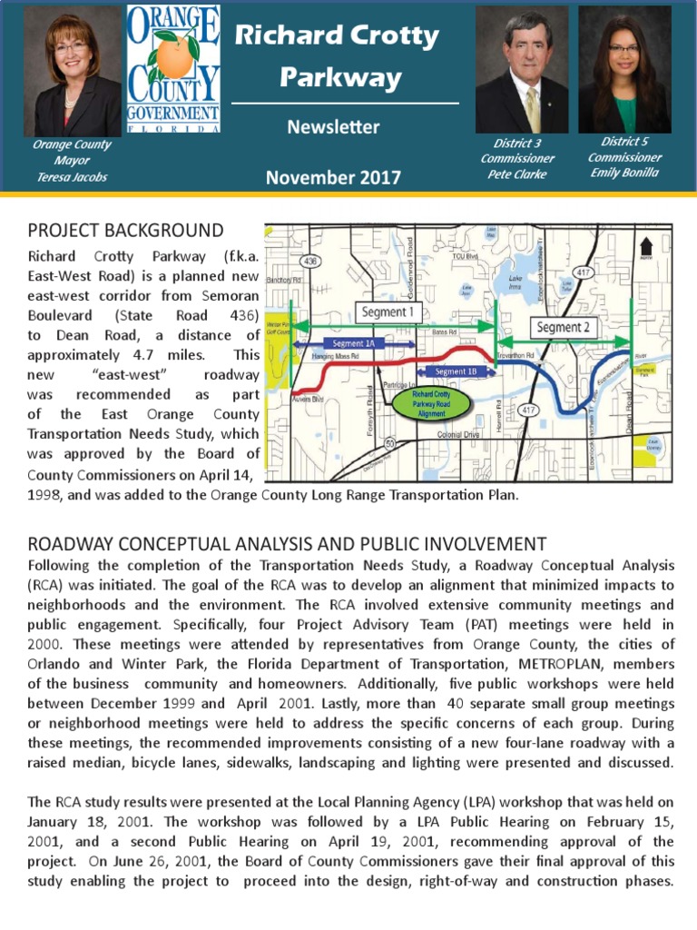 Richard Crotty Newsletter 2017 Final Ver | PDF | Road | Transport ...