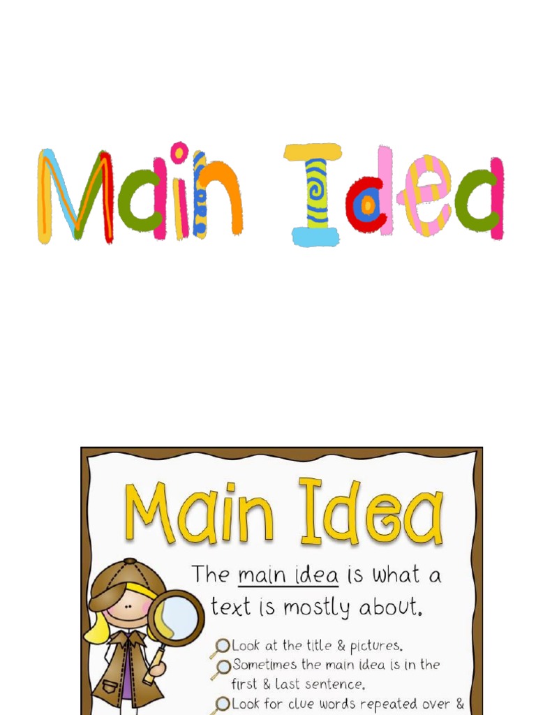 Main Idea Practice | PDF | Trousers | Peanuts