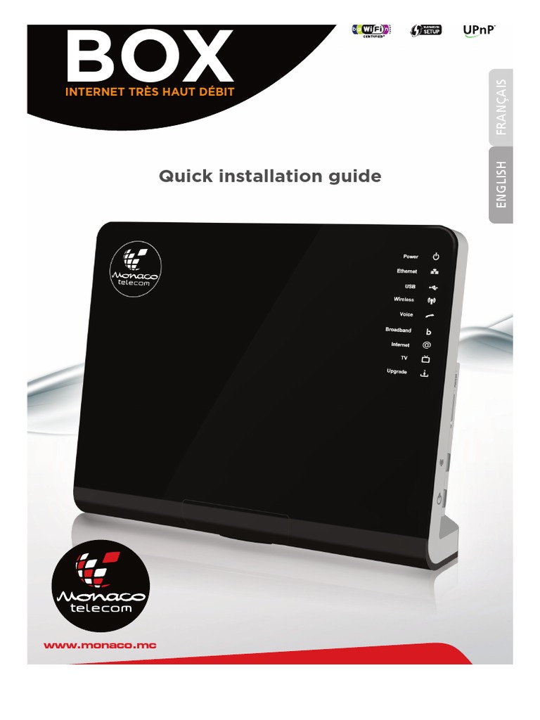 Quick Installation Guide: Internet Très Haut Débit | PDF