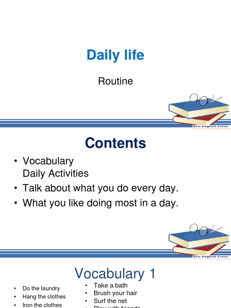 Talk About Daily Life | PDF