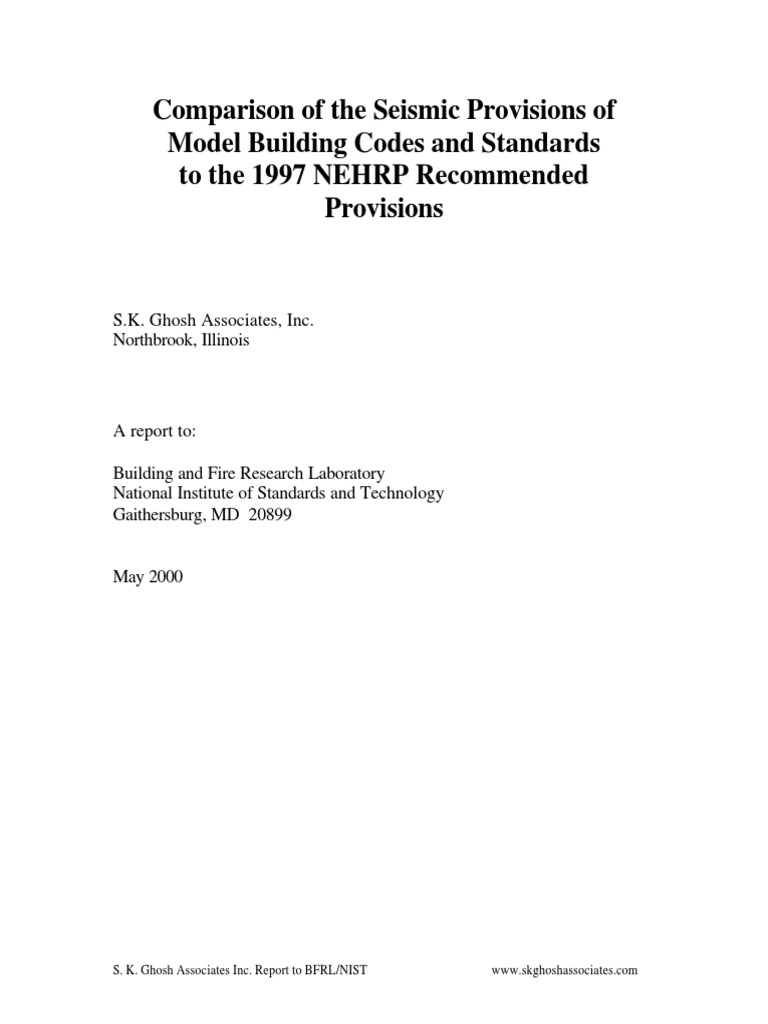 Introduction IBC NEHRP | PDF | Masonry | Building Code