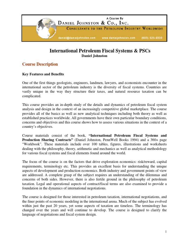 Fiscal Systems Course Outline | PDF | Economics | System