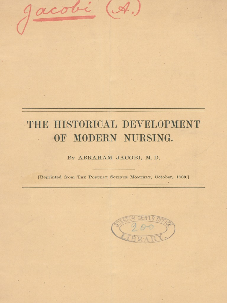 Historical: Development of Modern Nursing | PDF | Hospital | Physician