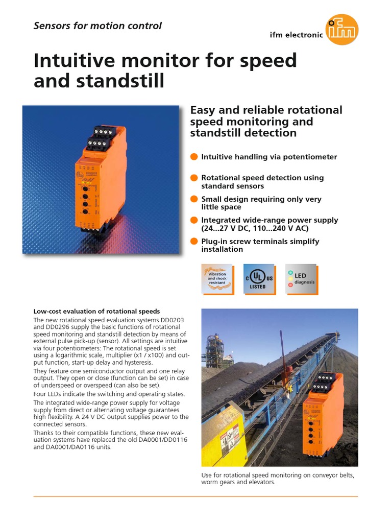 Low-cost rotational speed monitoring systems for industrial ...