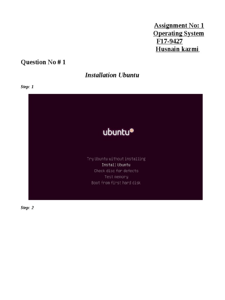 Ubuntu Installation and Setup Guide | PDF | Operating System Families ...